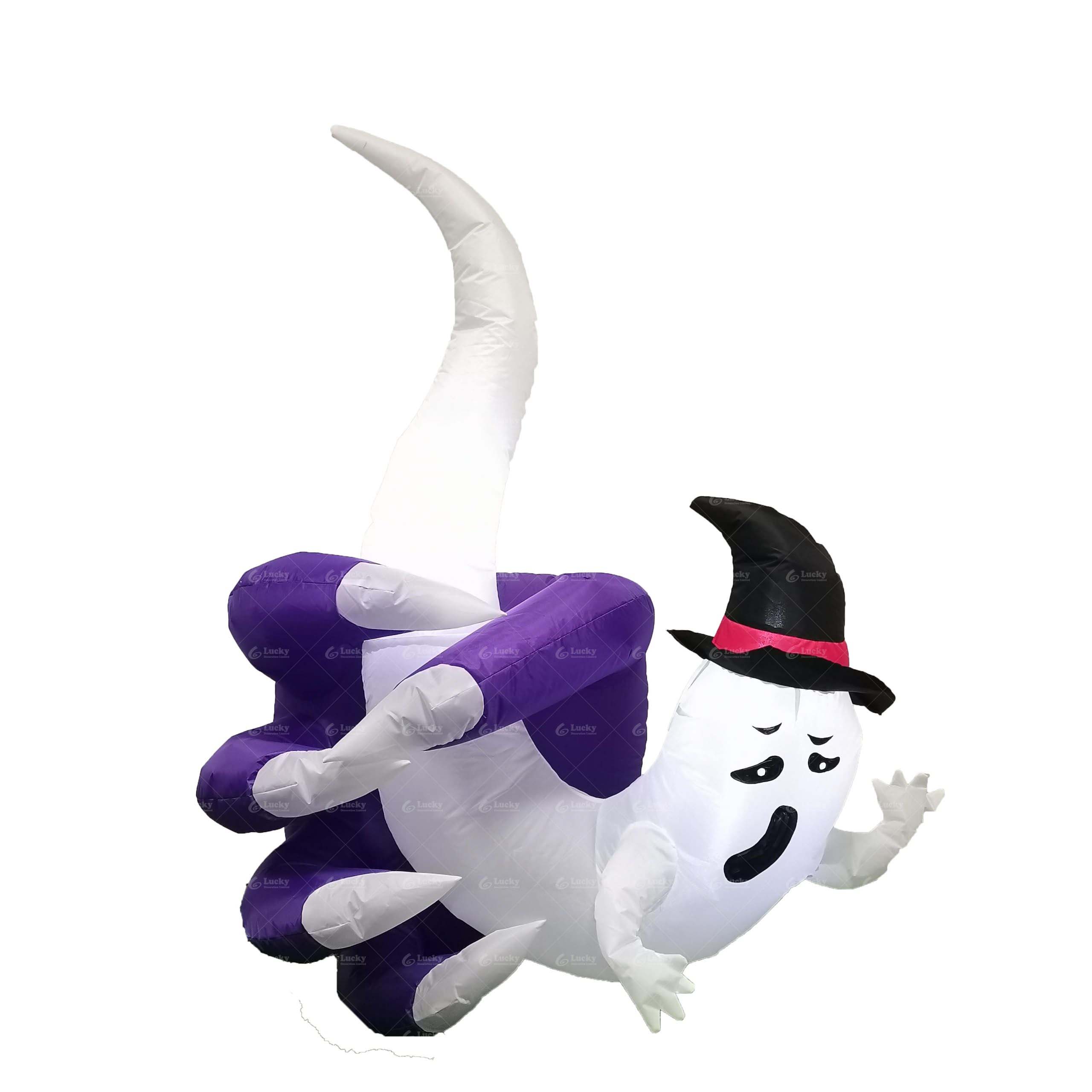 HALLOWEEN INFLATABLE THE EVIL PURPLE FINGERS CLUNG TO THE GHOST WITH ...
