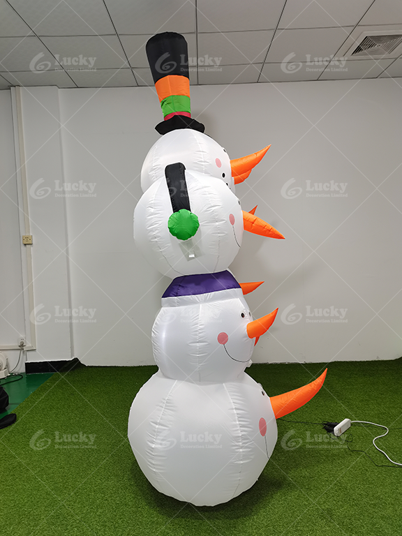 9FT SNOWMAN ARCHWAY CHRISTMAS ARCH INFLATABLE DECORATIONS LARGE OUTDOOR ...