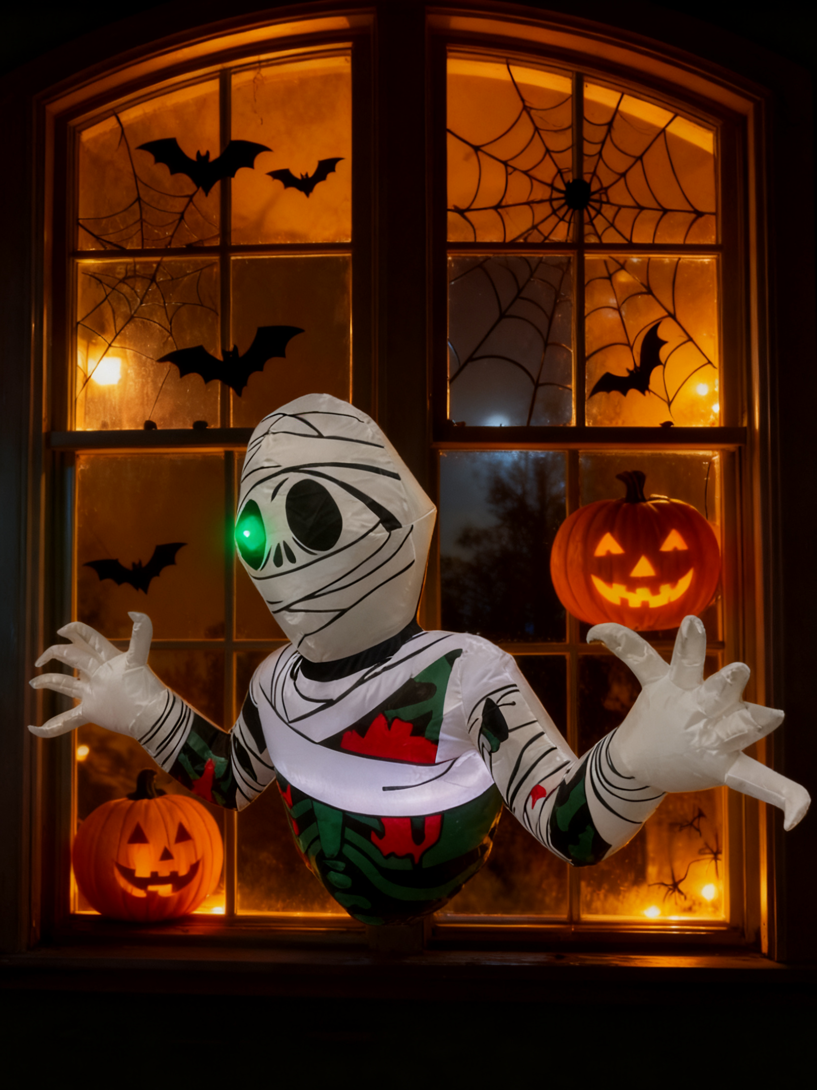 Halloween inflatable decorations; 3.5FT Halloween terrifying mummy that ...